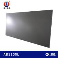 China 3200*1800*15MM Dark Grey Artificial Quartz Decorative Wall Panel for sale