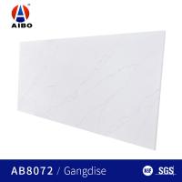 China Hotel Decorative Tops White 6MM Calacatta Quartz Stone Building Materials for sale