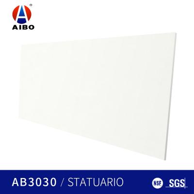 China Super White Artificial Quartz Stone 3200x1800mm for Window Sill Countertop for sale