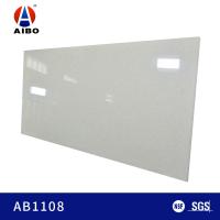 China Glossy 3200*1600 MM Glass Quartz Kitchen Decorative Countertop for sale