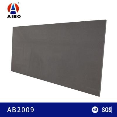 China 18MM Thick Pebble Grey Quartz Stone For Indoor Flooring Tiles for sale