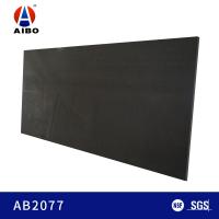 China 20mm Plain Dark Glass Quartz Flooring Tiles 3200x1800mm for Indoor Home Bathroom for sale