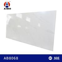 China Dazzling 25MM White  Veined Calacatta Kitchen Island Quartz Table Top for sale