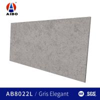 China Polished Grey Calacatta Quartz Stone 3200x1600mm for Countertops and Fireplace Surround for sale