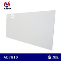China 7.5Mohs White Carrara Quartz Stone Slab 3000x1500mm for Living Room Floor Tiles for sale