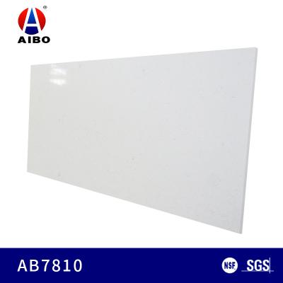China 7.5Mohs White Carrara Quartz Stone Slab 3000x1500mm for Living Room Floor Tiles for sale