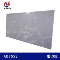 China White Snowflake Pattern Grey Calacatta Quartz Stone 3000*1500MM for sale