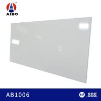China 12MM Pristine White Recycled Glass Decorative Flooring Tile Quartz for sale