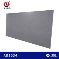 China 12MM Iron Grey Glass Quartz For Non Slippery Indoor Floor Tiles for sale