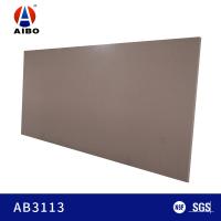 China Smooth Dotted 15mm Brown Artificial Quartz Slab for Kitchen Table Top 3000x1600mm for sale