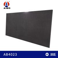 China Custom 20MM Pure Grey Artificial Quartz Stone For Restaurant Bar Top for sale