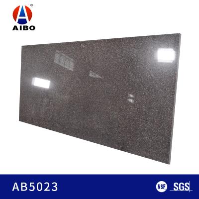 China 20MM Brown Engineered  Quartz Stone  With Surface Vanity Top/Countertops for sale