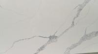 China Calacatta Quartz Stone Vanity Top 3200x1600x20mm Island Benchtop Slab for sale