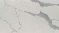 China Calacatta Marble Look Quartz Stone Slab For Kitchen Top Decoration for sale