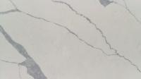 China Calacatta Marble Look Quartz Stone Slab For Kitchen Top Decoration for sale