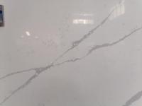 China 20mm Calacatta Quartz Stone Slab Grey Veins Polished Marble Look 3200x1600mm for sale