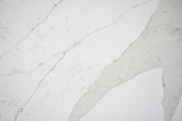 China High Hardness Antifouling White Calacatta Quartz Kitchen Countertop Stone for sale