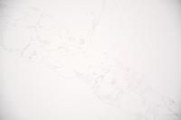 China Staining Resistant Calacatta Quartz Countertop 3200x1800mm Polished Slab for Kitchen Bathroom for sale