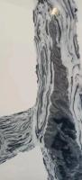 China Panda White Calacatta Quartz Stone Slab With Background Bench Top Decoration for sale
