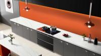 China Pure Orange Quartz Stone Slab 15mm 20mm Thickness 3000x760mm Scratch Resistant Decoration Material for sale