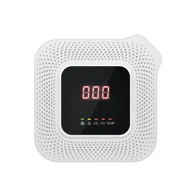 China Home natural gas, carbon monoxide, methane leak monitor with shut off valve for sale