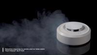 China Smart battery powered cigarette fire angel unique smoke sensor alarm detector system with voice warning cost for sale for sale
