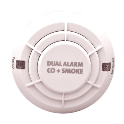 China Buy combined 2 in 1 combo smoke and carbon monoxide detector alarm mains for sale