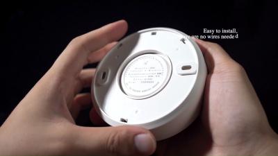 China SIM card zigbee 24 volts relay output smoke fire leakage detector with infrared photoelectric sensor and speaker for hotels for sale