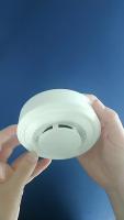 China Wifi connected linked 3 chirps wireless whole house smoke alarm detectors wired to house for sale