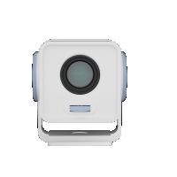 China 180 Rotatable Outdoor Movie Projector Wifi6 BT5 0 Auto Keystone Type C Power Bank for sale