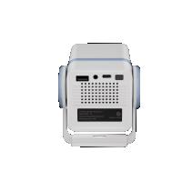 China 180 Rotatable Outdoor Movie Projector Wifi6 BT5 0 Auto Keystone Type C Power Bank for sale