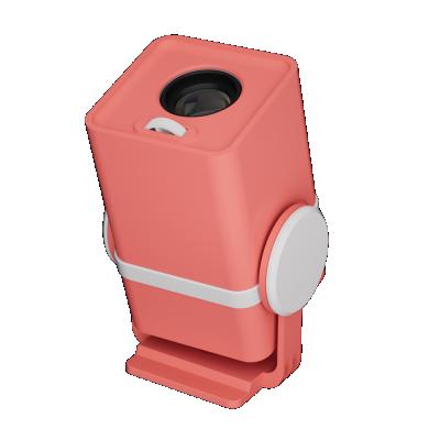 China 180 Swivel Outdoor Portable Projector Wifi6 BT5.0 Auto Keystone Movie Projector for sale