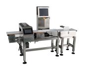 China Food Industrial Automatic Combine Metal Detector Machine And Online Check Weigher for sale