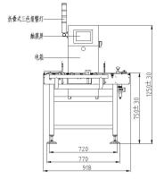 China High Precision Conveyor Weight Checker For Food Industry 220v 50HZ Energy Saving for sale