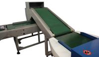 China 2 Head Belt Conveyor Flip Needle Detector Double Probe Metal Detection for sale
