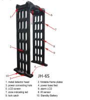 China Portable Multi Zone Metal Detector Walk Through For Public Security for sale