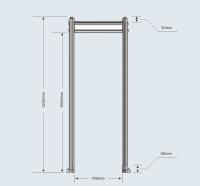 China Archway Security Use Walk Through Metal Detector Door Frame By Metal Defender for sale