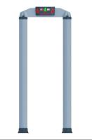 China Cylindrical Column Walk Through Metal Detector Security Check , Point Human Body Scanner for sale