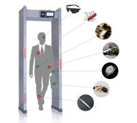 China Multi Zone Security Walk Through Metal Detector Gate With CCTV Camera Battery for sale
