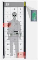 China Archway Body Scanner Walk Through Metal Detector Door Frame 400 Level Sensitivity for sale
