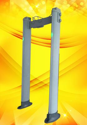 China Waterpoof Column Shape Walk Through Metal Detector For Airport With 18 Zones for sale