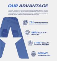 China Economical High Sensitivity Food Grade Conveyor Belt Metal Detector Machine For Meat Seafood Spicy for sale