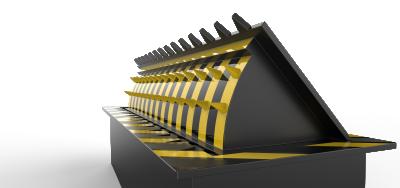 China 220 Ton PLC Controlled IP68 Waterproof Road Blocker for High Security Vehicle Access Control for sale