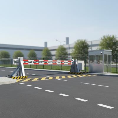 China High Security Rising Arm Barrier K4 Impact Resistance Hydraulic Drive 6m Width ISO 22343 for sale