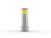 China Stainless Steel Fixed Bollard 219mm Diameter 600mm Height Manual Traffic Security Bollard for sale