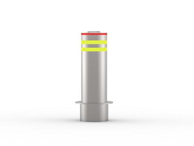 China Stainless Steel Fixed Bollard 219mm Diameter 600mm Height Manual Traffic Security Bollard for sale