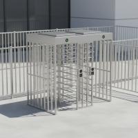 China 304 Stainless Steel Full Height Access Control Barrier Turnstile 220V 1.0mm for sale