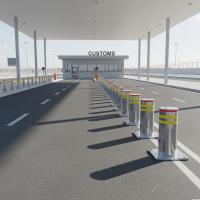 China automatic rising bollards security,automatic rising bollards manufacturers for sale
