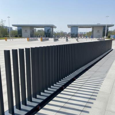 China Automatic Rising Bollard Fence Gate 1200mm Lift Height 220V Hydraulic Security Barrier for sale