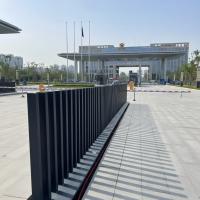 China Hydraulic Rising Arm Barrier Gate K4 Impact 6m Width 900mm Height PAS68 Rated for sale